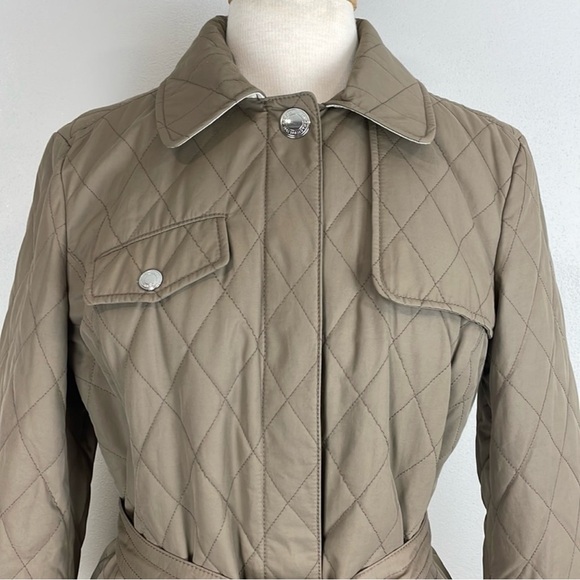Coach | Jackets & Coats | Coach Tan Quilted Trench Coat | Poshmark